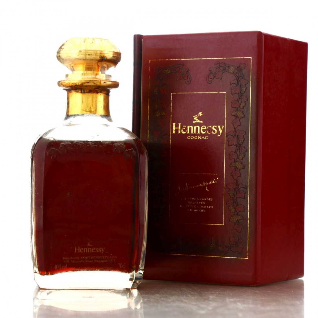 Hennessy Cognac Library Decanter / Red Book | Whisky Auctioneer