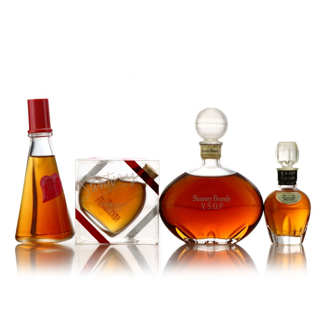 Japanese Brandy Miniature x 4 | Whisky Auctioneer