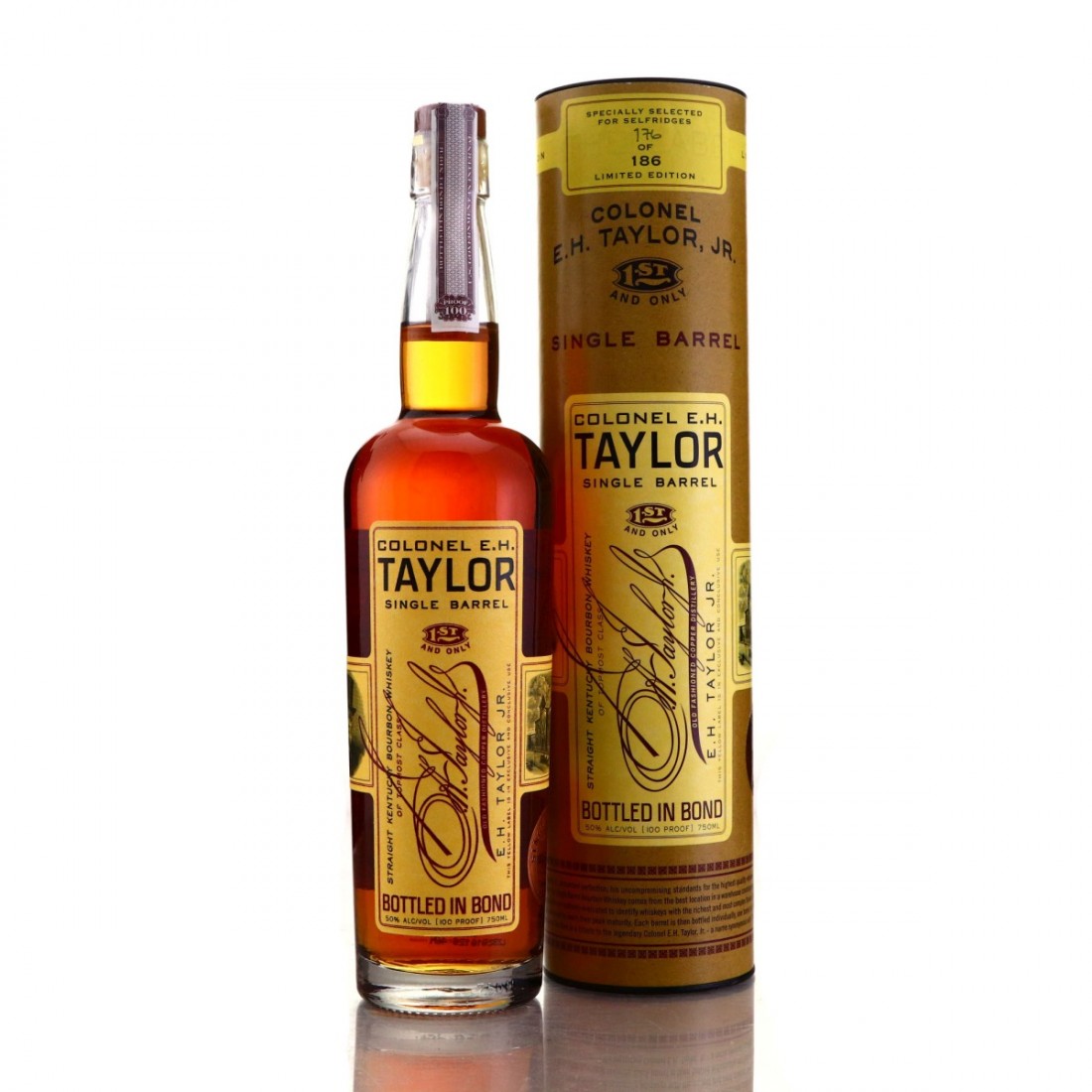 Colonel E.H. Taylor Single Barrel Bourbon #28 / Selfridges | Whisky ...