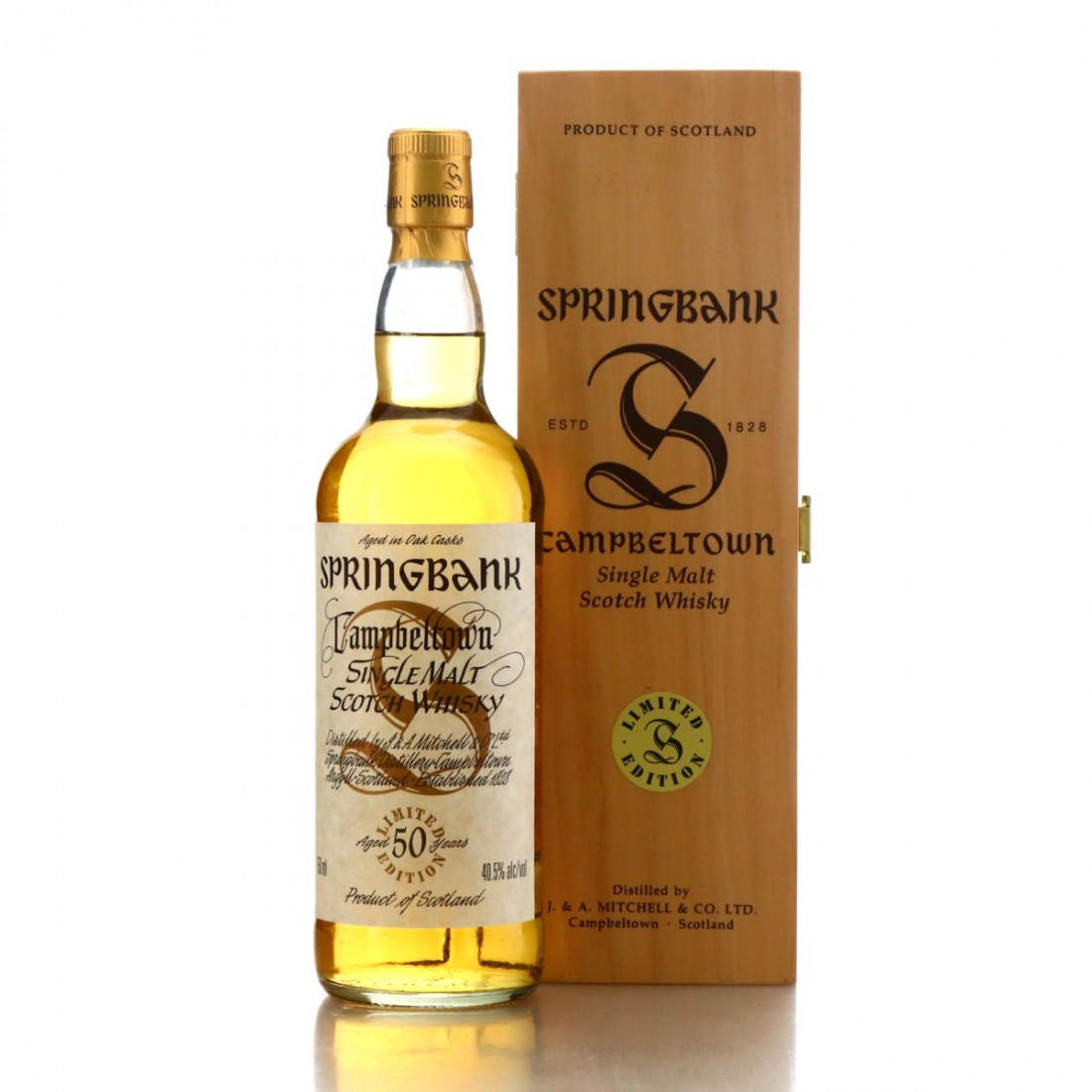 Springbank 50 Year Old Millennium Limited Edition 75cl / US Import ...