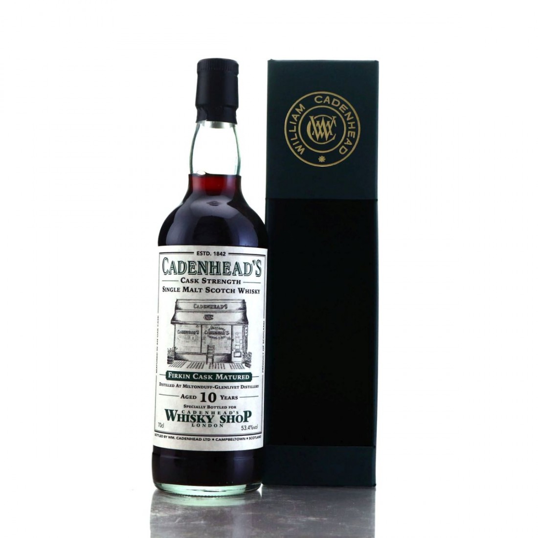 Miltonduff 10 Year Old Cadenhead's Firkin Cask / London Shop | Whisky ...