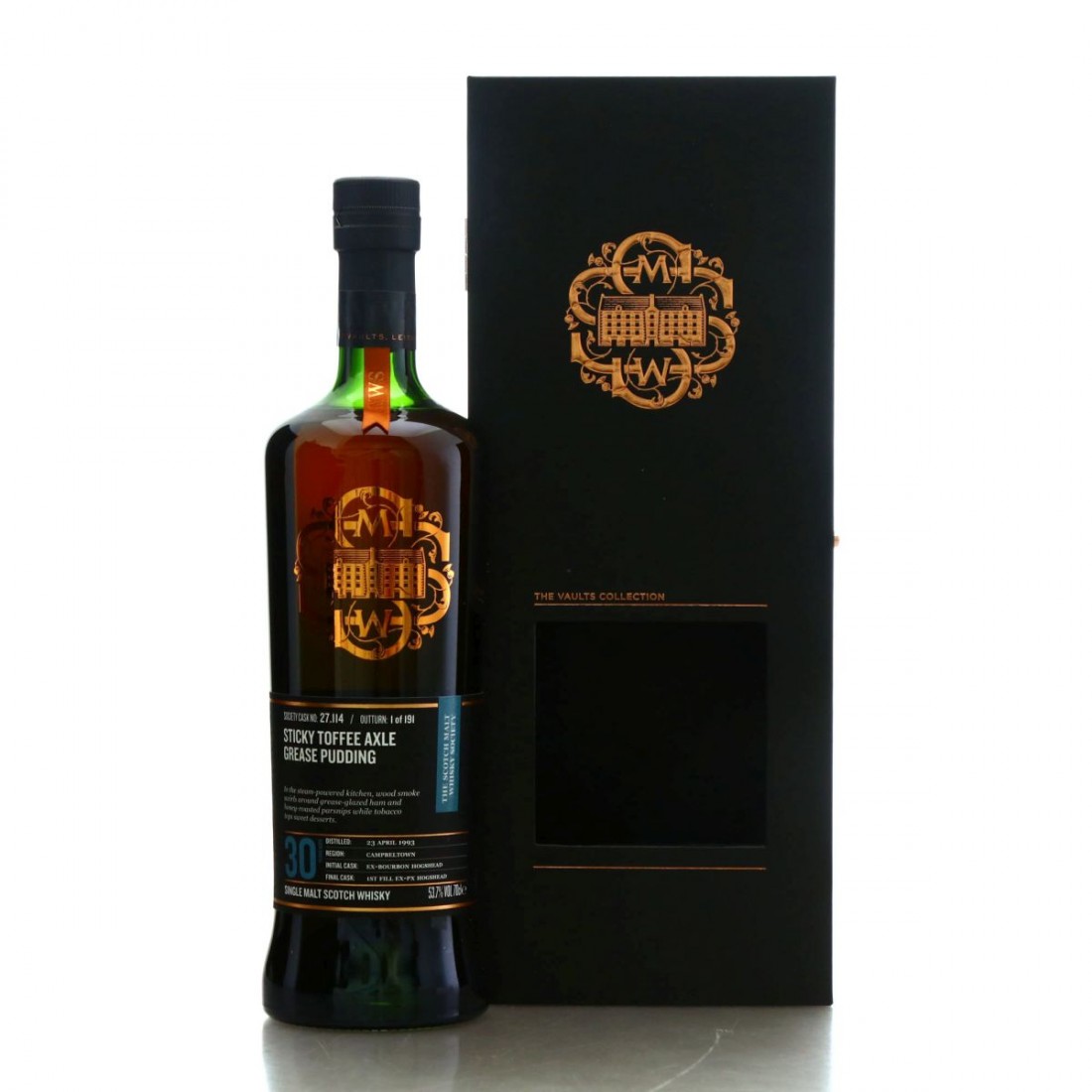 Springbank 1993 SMWS 30 Year Old 27.114 / The Vaults Collection ...