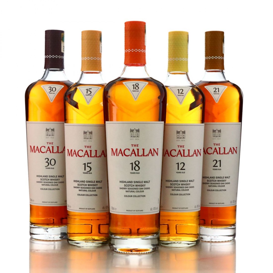 Macallan Colour Collection 5 x 70cl | Whisky Auctioneer