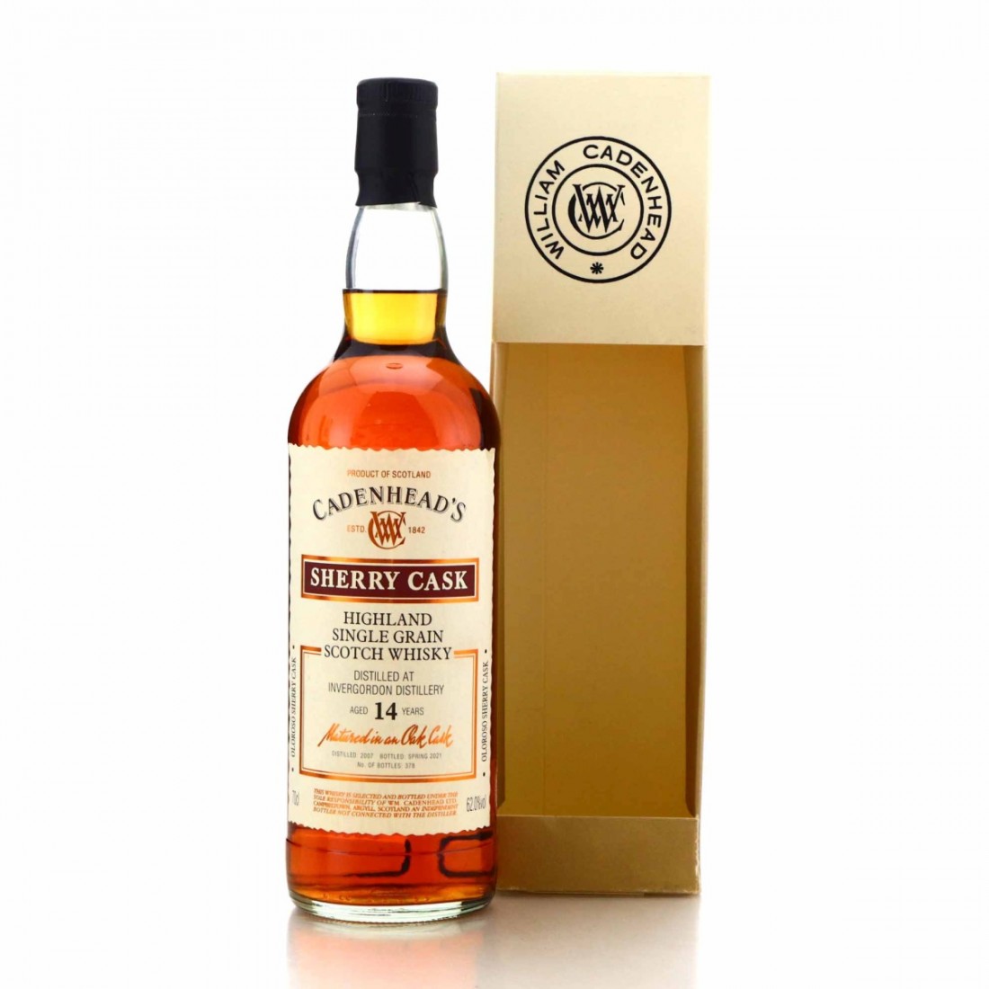 Invergordon 2007 Cadenhead's 14 Year Old Sherry Cask | Whisky Auctioneer