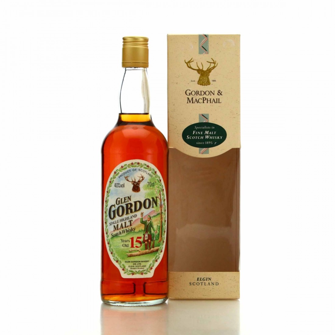 Glen Gordon 15 Year Old Gordon and MacPhail 1990s | Whisky Auctioneer