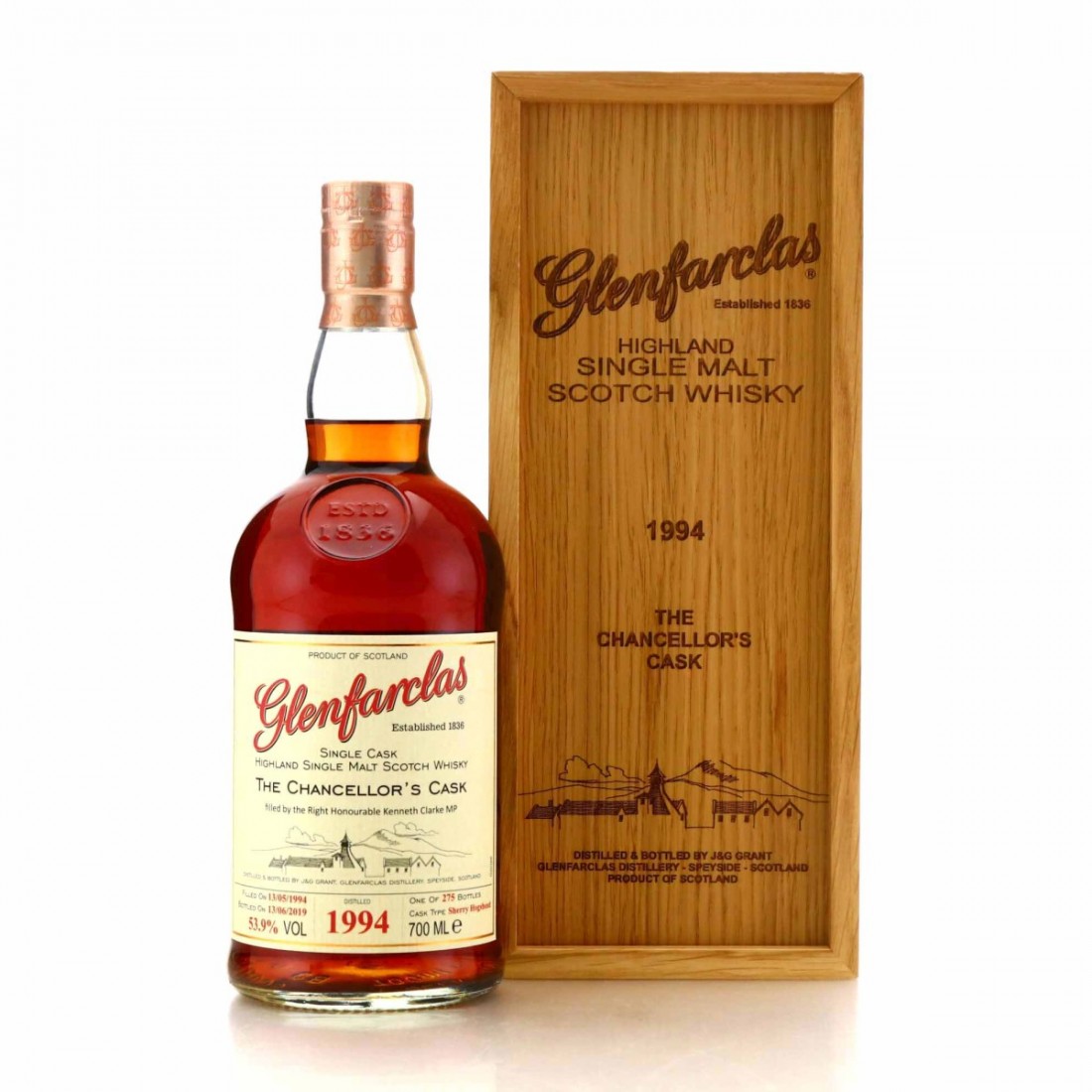Glenfarclas 1994 The Chancellor's Cask | Whisky Auctioneer