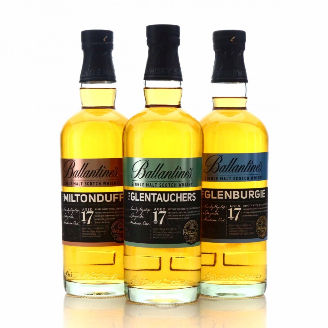 Ballantine's 17 Year Old Single Malt Series 3 x 70cl / The Whisky Club ...