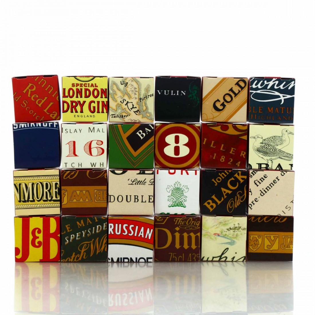 Johnnie Walker Walk the World in 24 Days Miniature Gift Set 21 x 5cl ...