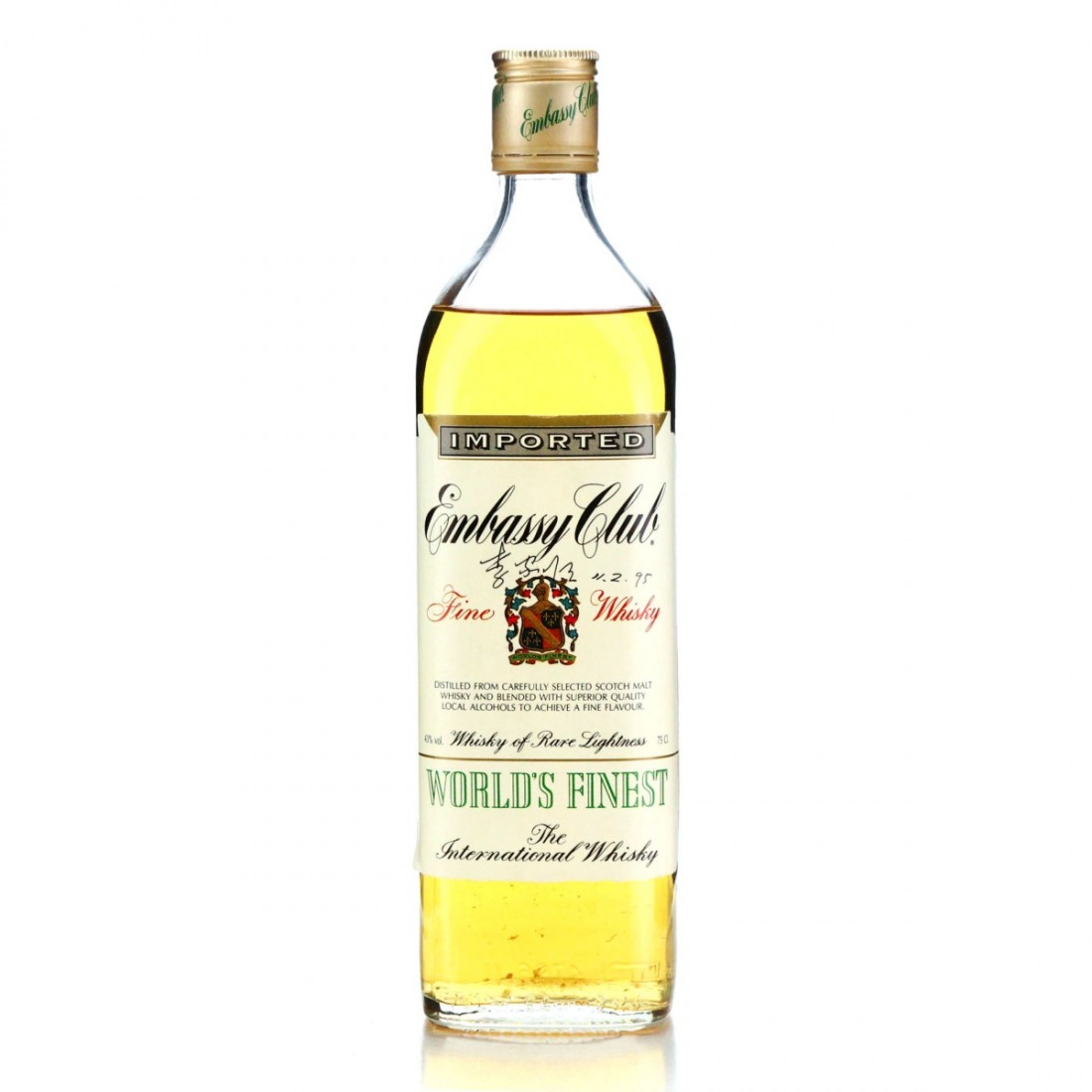 Embassy Club | Whisky Auctioneer