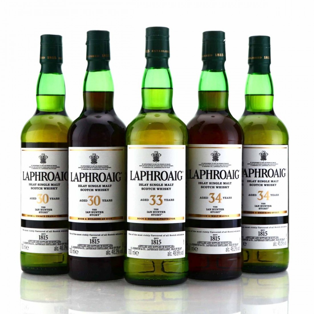 Laphroaig The Ian Hunter Story Collection 5 x 70cl | Whisky Auctioneer