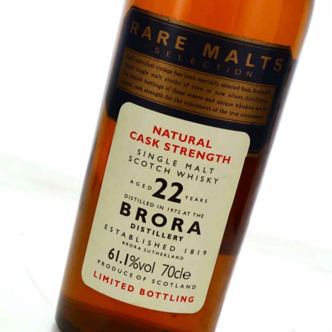 Brora 1972 Rare Malts 22 Year Old / 61.1% | Whisky Auctioneer