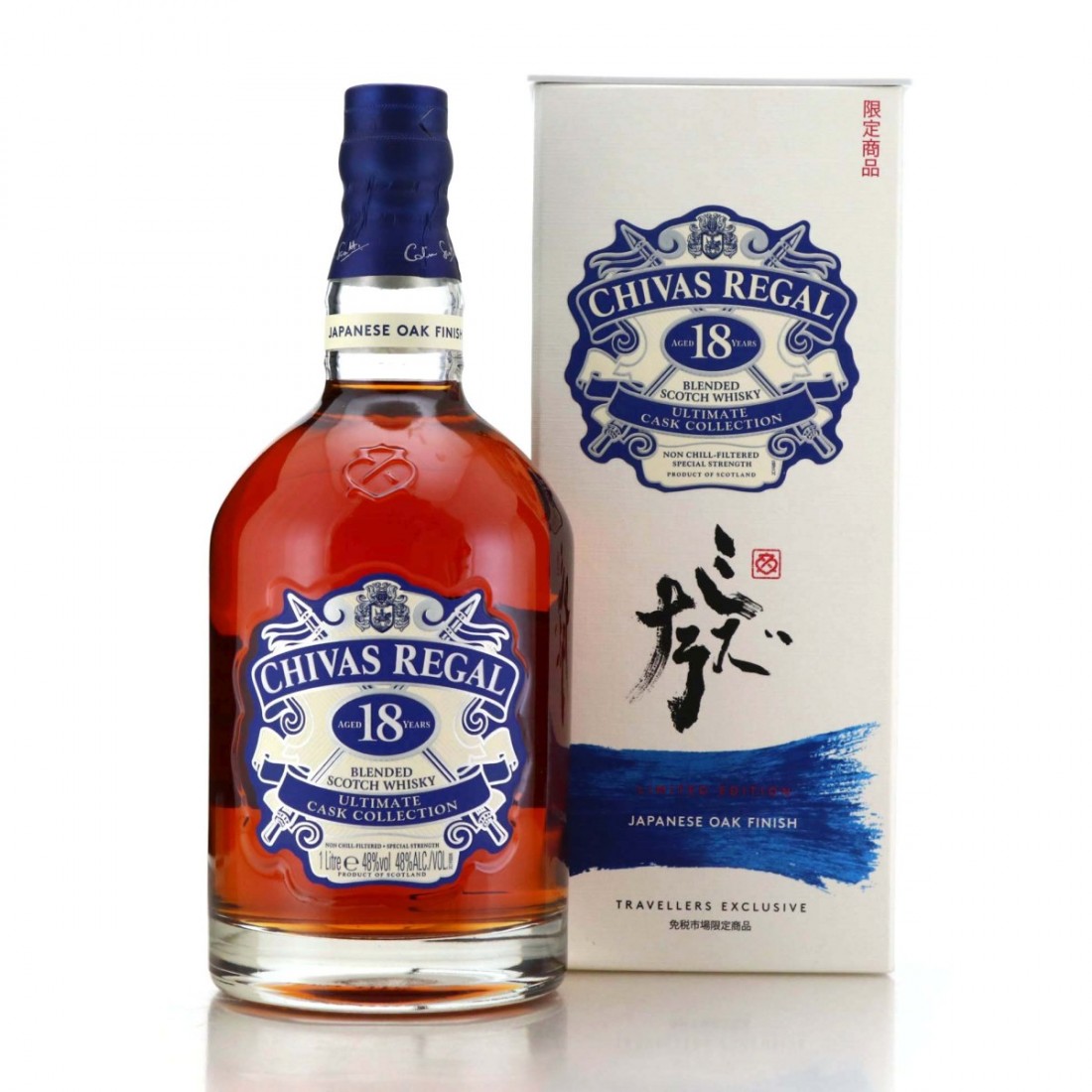 Chivas Regal 18 Year Old Japanese Oak Finish 1 Litre | Whisky Auctioneer