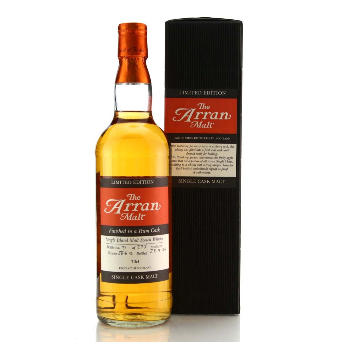 Arran Single Rum Cask Finish | Whisky Auctioneer