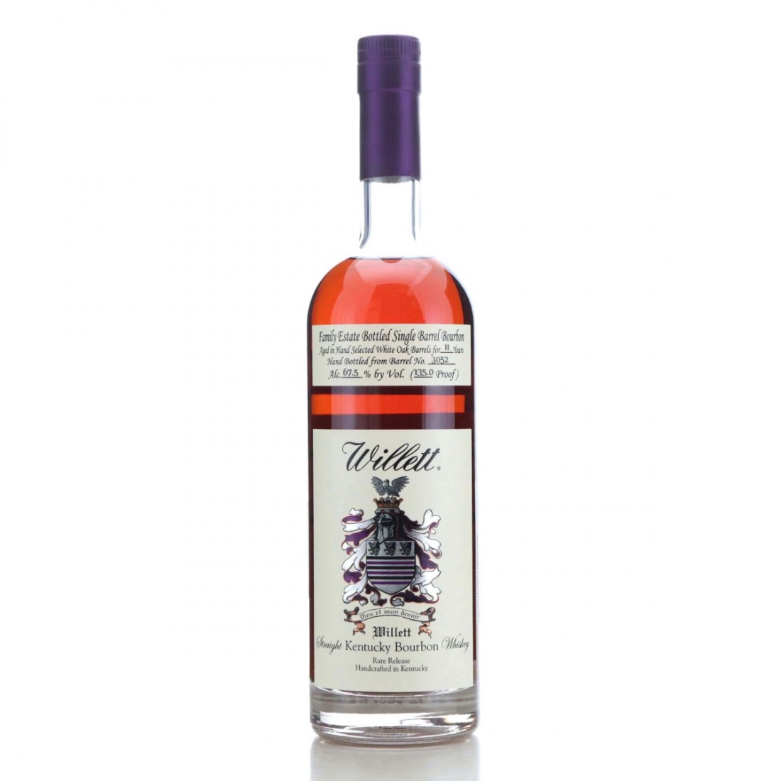 Willett Family Estate 11 Year Old Single Barrel Bourbon #3052 70cl ...