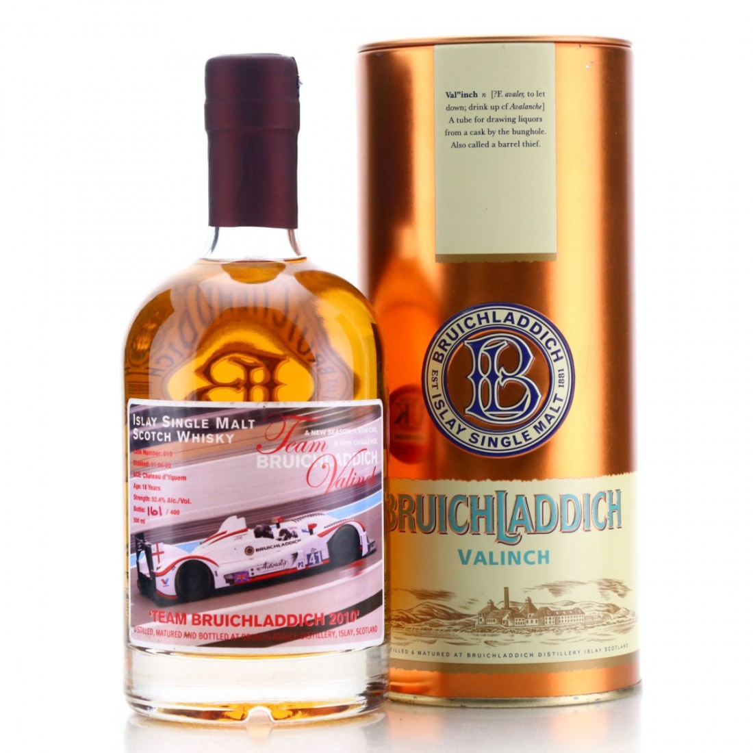 Bruichladdich 1992 Valinch 18 Year Old 'Team Bruichladdich 2010 ...