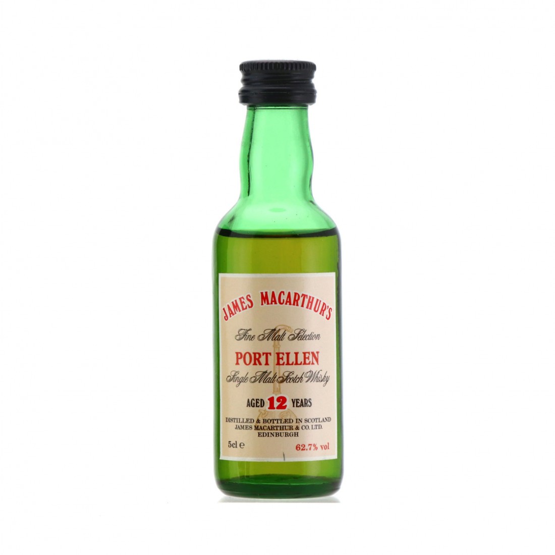 Port Ellen 12 Year Old James MacArthur Cask Strength Miniature / 62.7% | Whisky Auctioneer