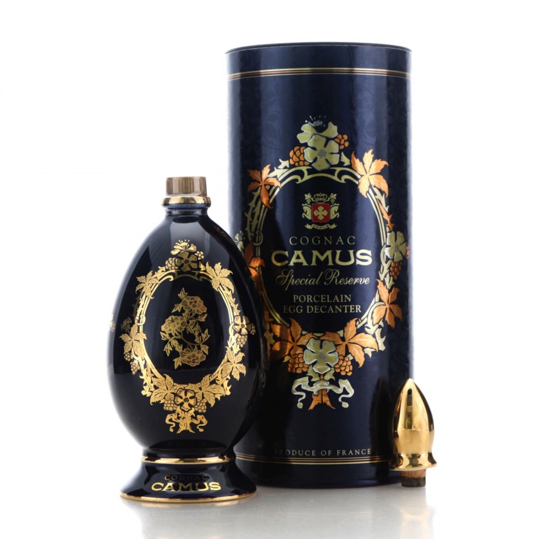 Camus Special Reserve 35cl / Porcelain Egg Decanter | Whisky Auctioneer