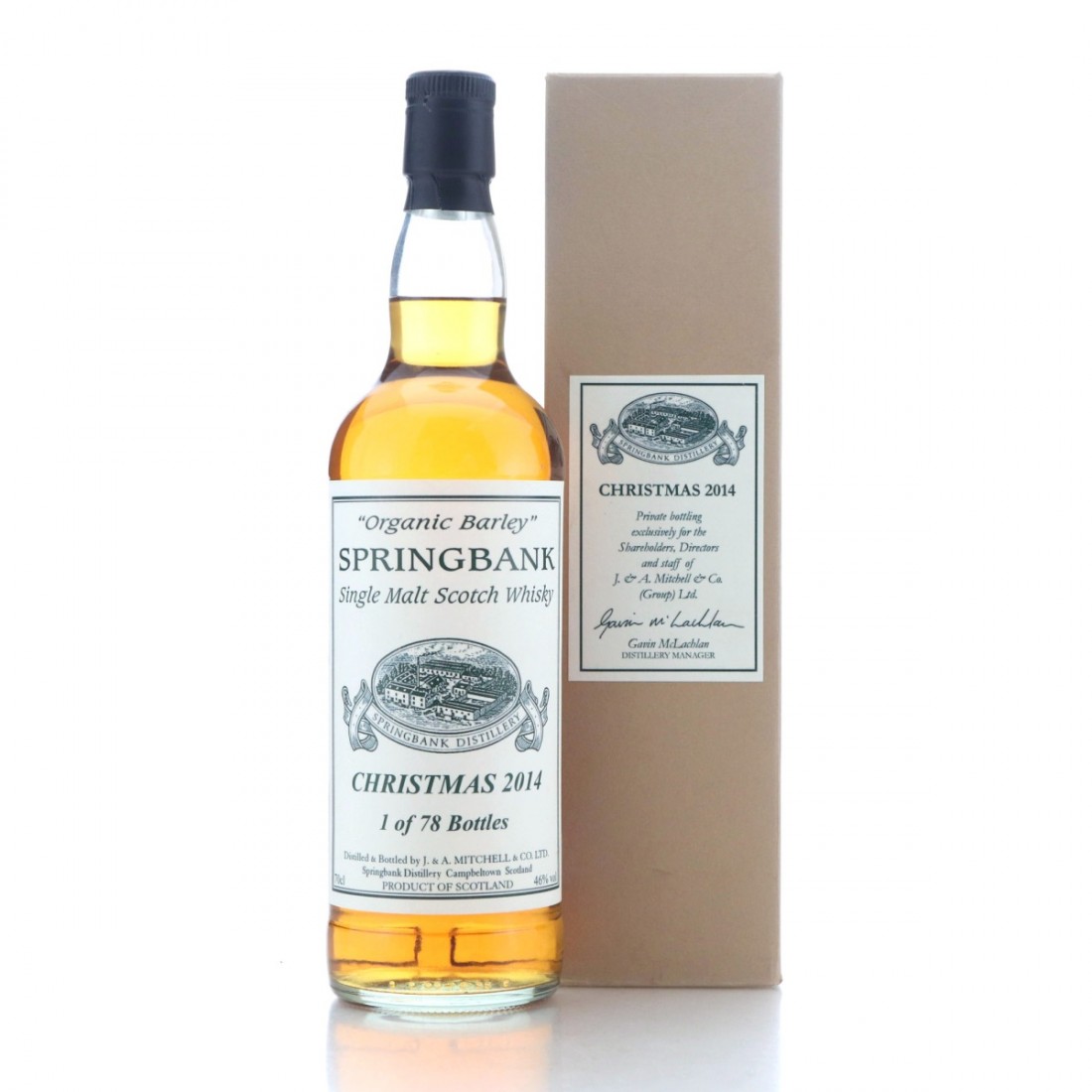 Springbank Organic Barley Christmas 2014 | Whisky Auctioneer