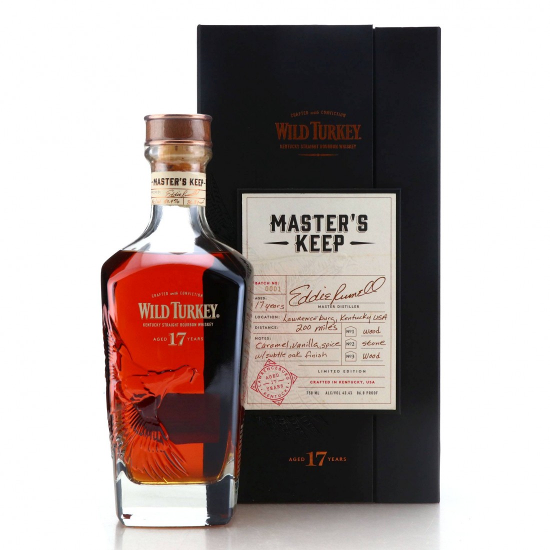 Wild Turkey 17 Year Old Master's Keep Batch #1 | Whisky Auctioneer