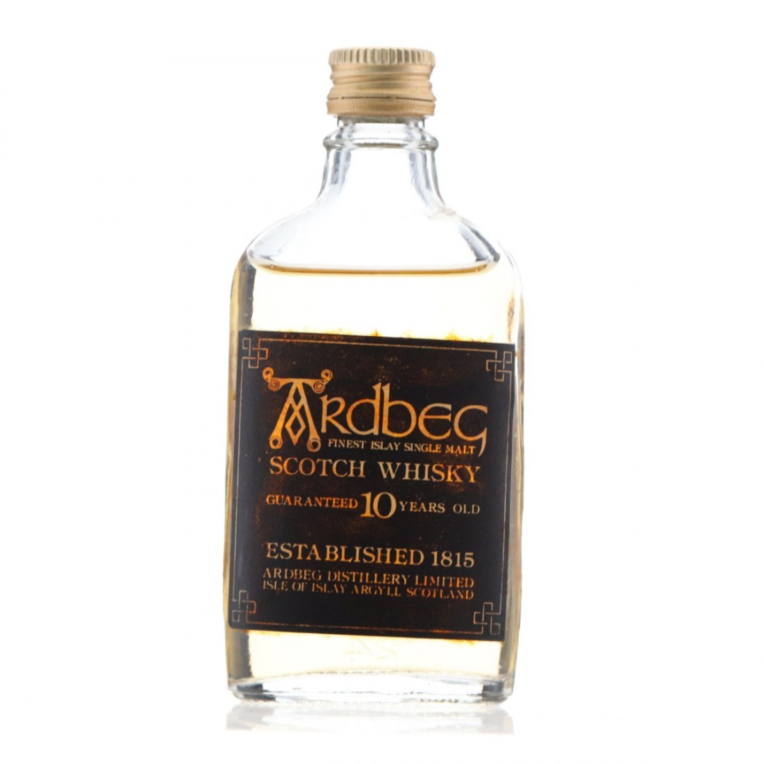 Ardbeg Guaranteed 10 Year Old Miniature 1970s | Whisky Auctioneer