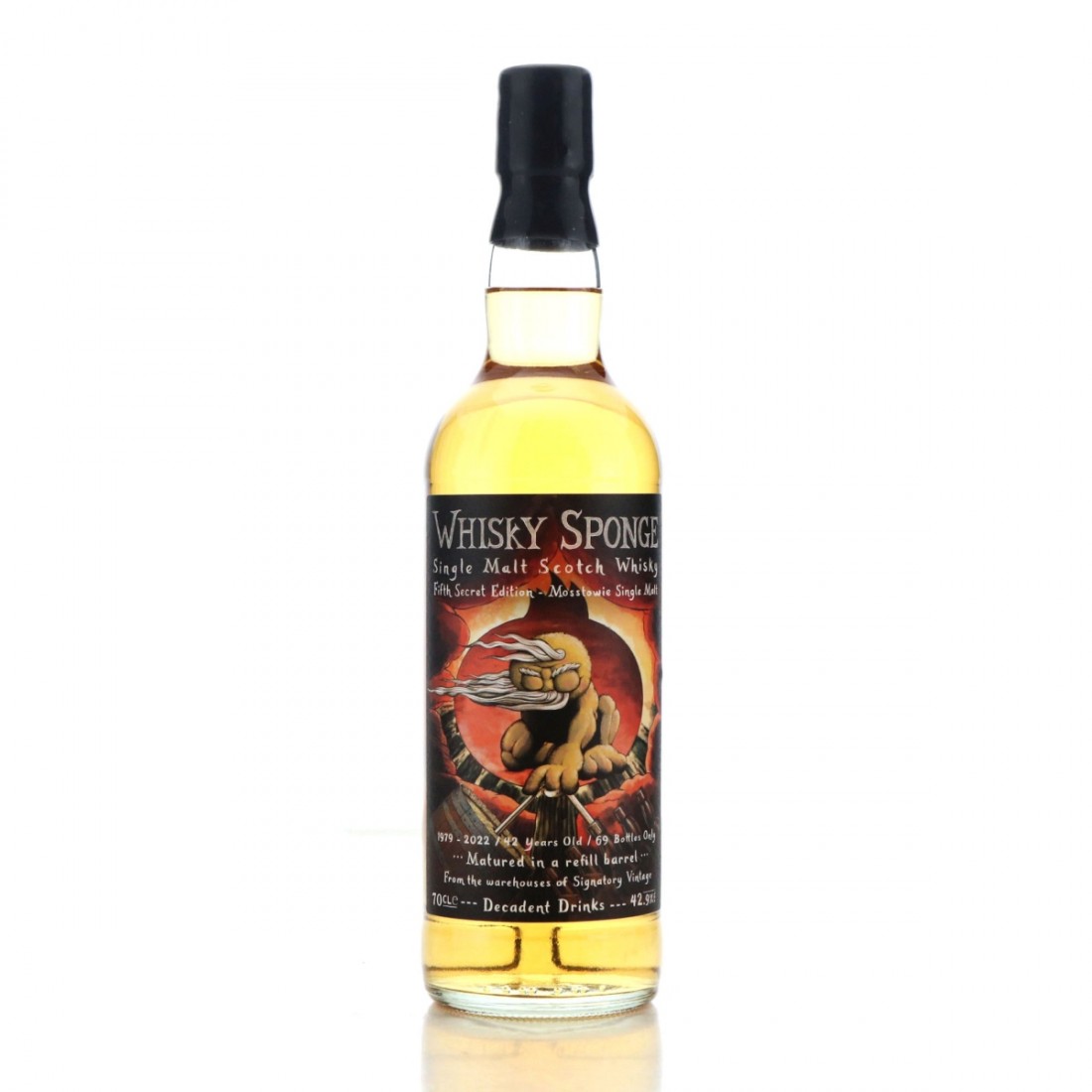 Mosstowie 1979 Whisky Sponge 42 Year Old Fifth Secret Edition | Whisky ...