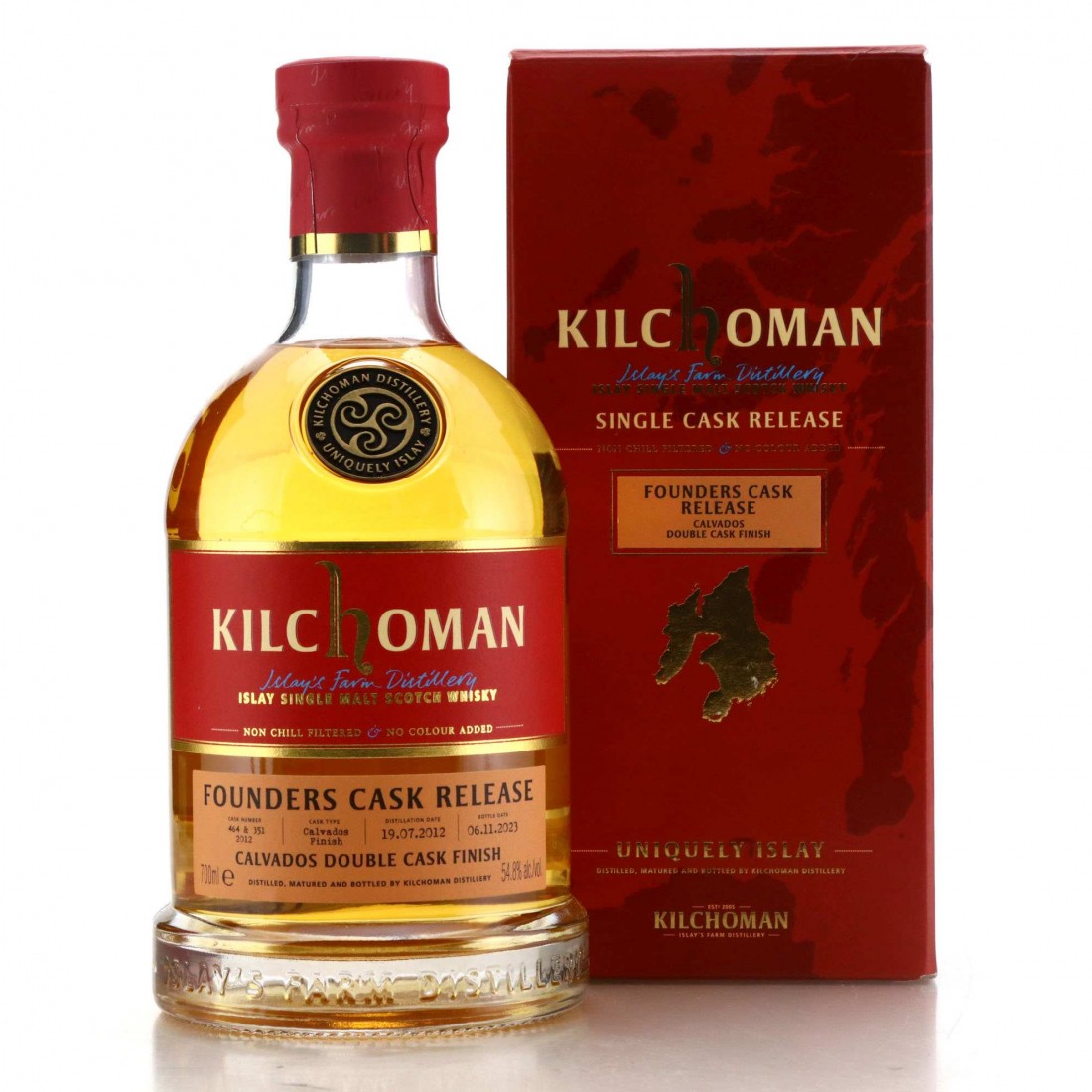 Kilchoman 2012 Calvados Cask Finish / Founders Cask Release | Whisky ...