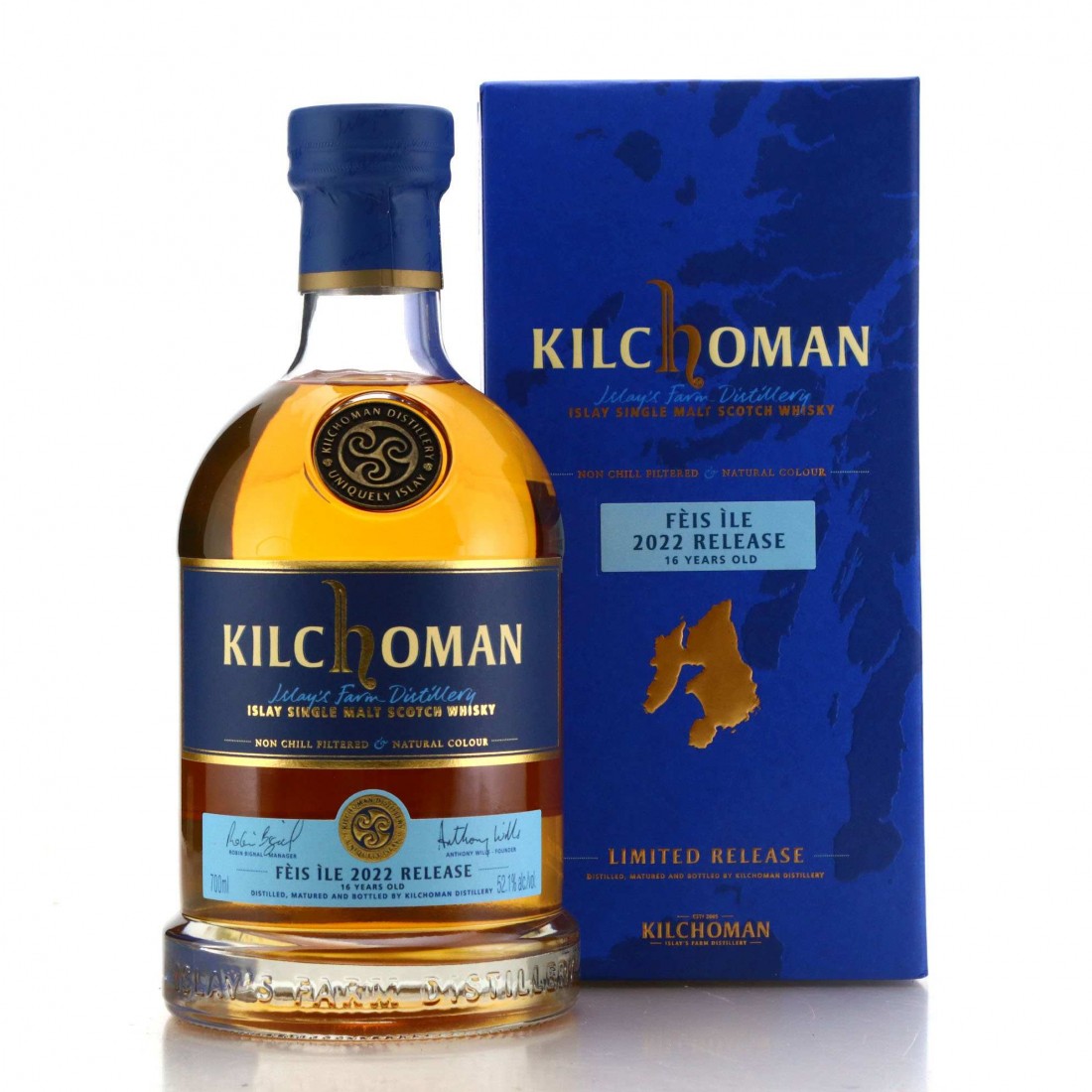 Kilchoman 16 Year Old / Feis Ile 2022 / Signed by Anthony Wills - The ...