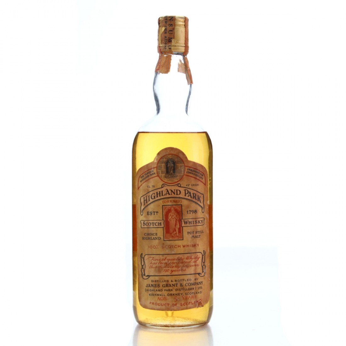 Highland Park 5 Year Old Magnus Label 1960s | Whisky Auctioneer