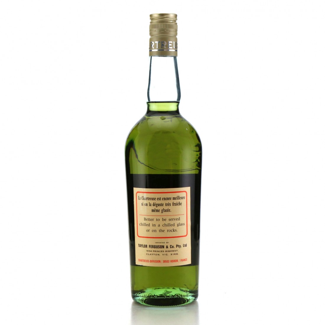 Chartreuse Voiron Green Label 1970s | Whisky Auctioneer