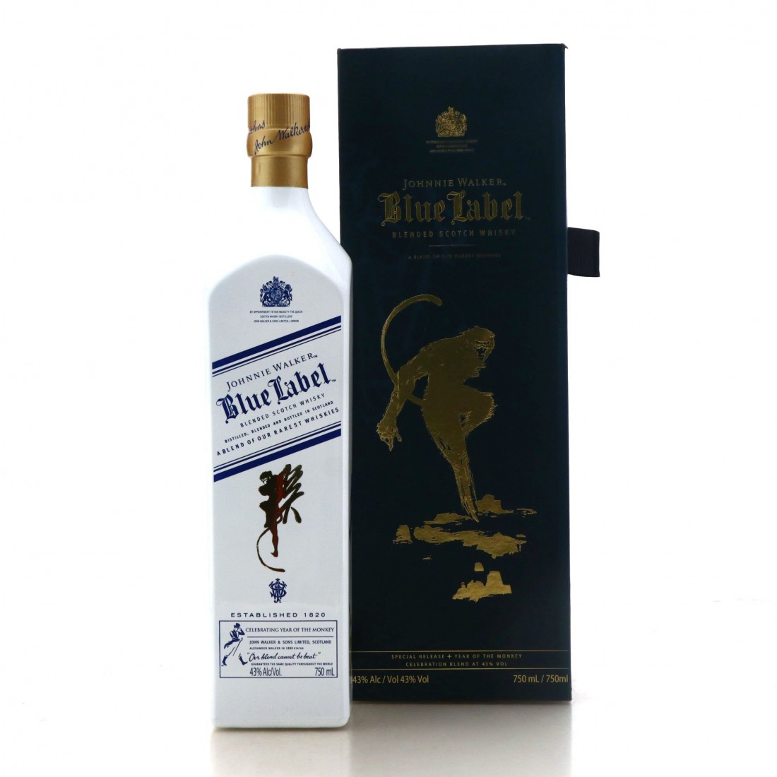 Johnnie Walker Blue Label Year of the Monkey 75cl | Whisky Auctioneer