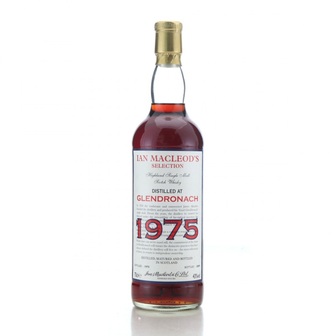 Glendronach 1975 Ian MacLeod | Whisky Auctioneer