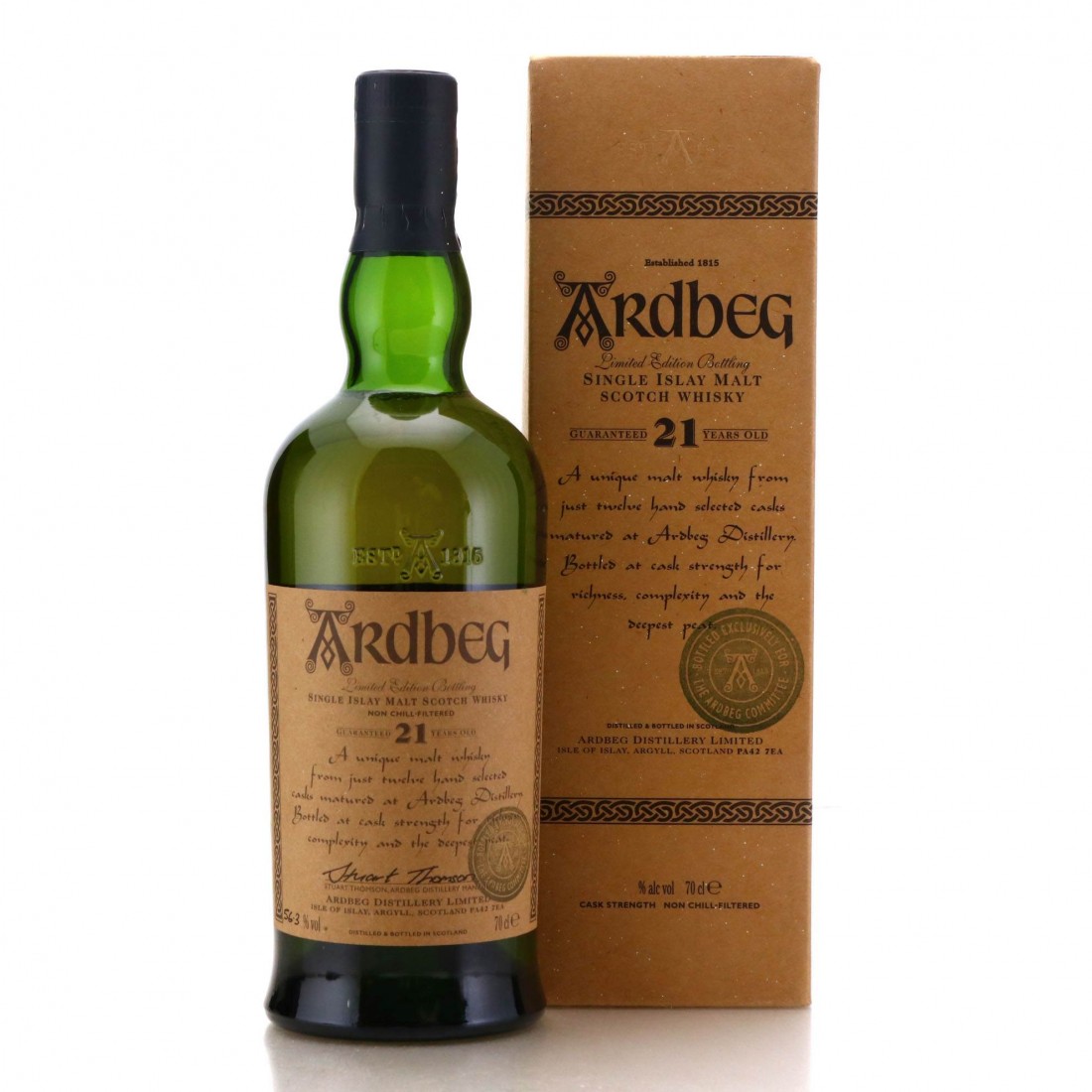 Ardbeg 21 Year Old Committee Release 2001 | Whisky Auctioneer