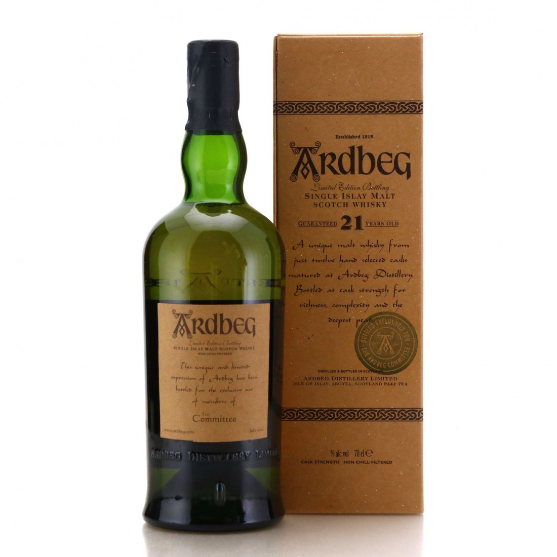 Ardbeg 21 Year Old Committee Release 2001 | Whisky Auctioneer