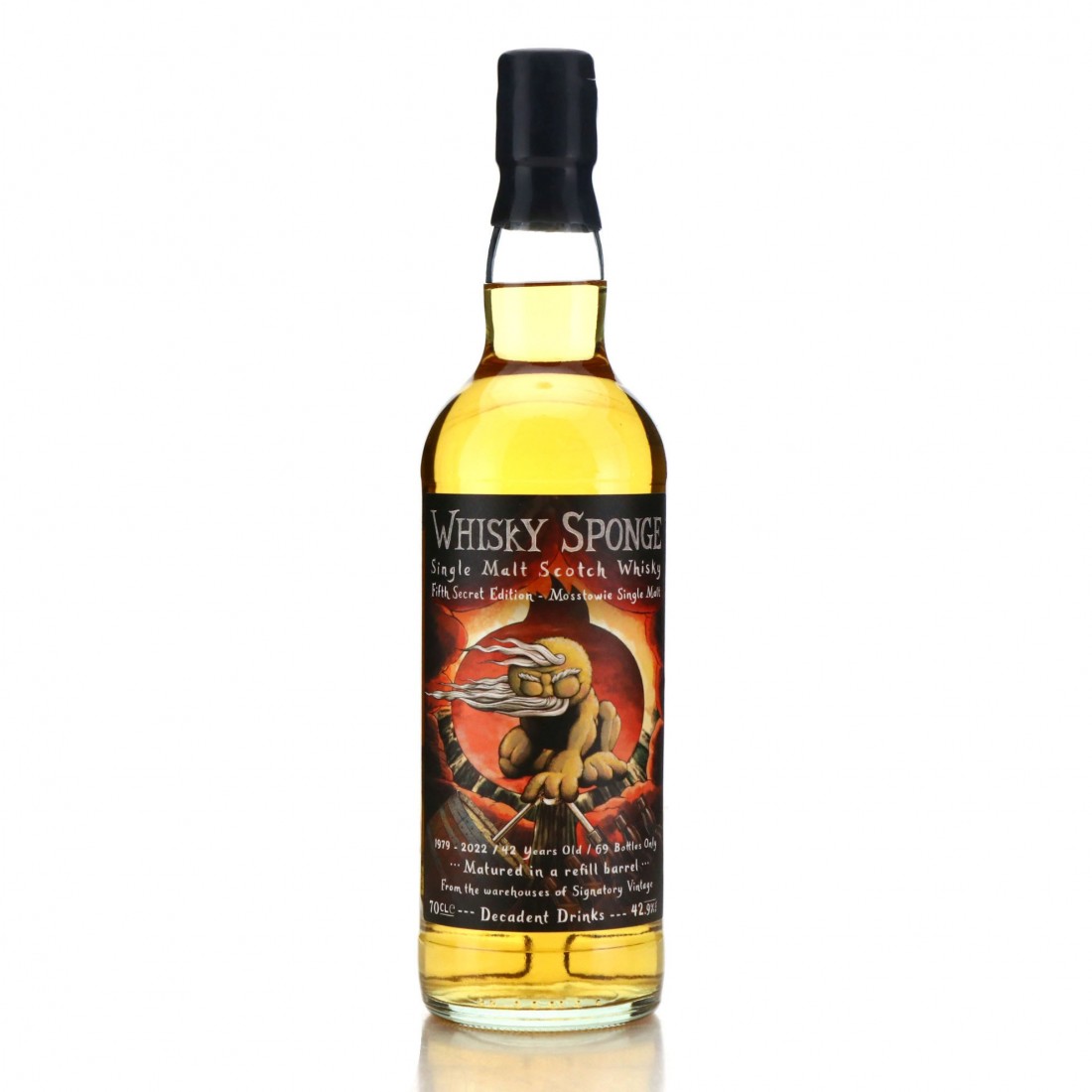 Mosstowie 1979 Whisky Sponge 42 Year Old Fifth Secret Edition | Whisky ...
