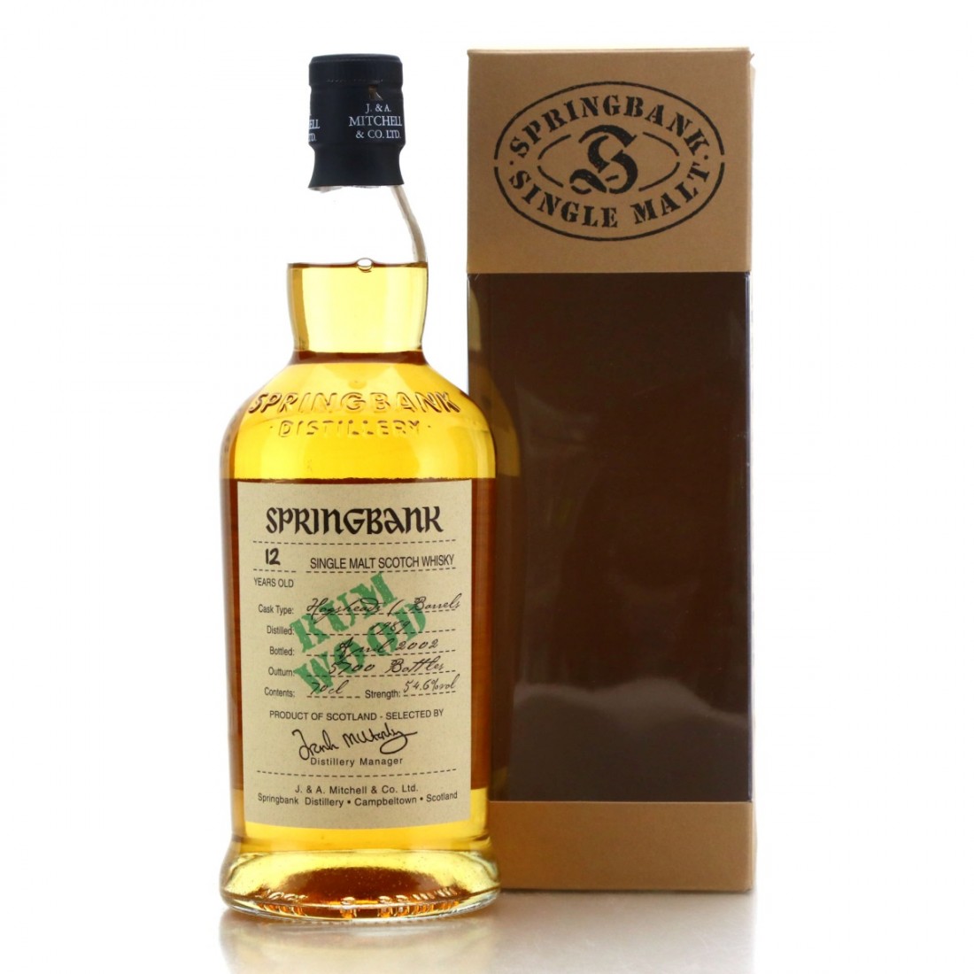 Springbank 1989 Rum Wood 12 Year Old | Whisky Auctioneer