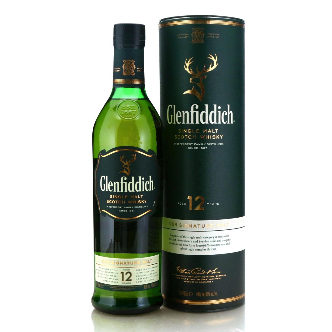 Glenfiddich 12 Year Old Signature Malt pre-2019 | Whisky Auctioneer