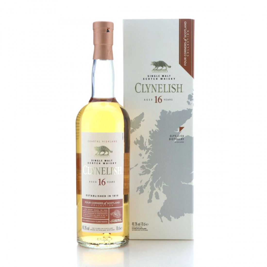 Clynelish 16 Year Old Four Corners of Scotland | Whisky Auctioneer