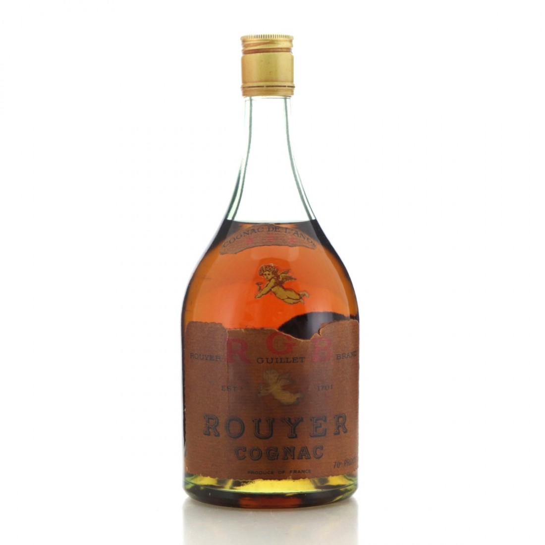 Rouyer Guillet & Co 3 Star Cognac 1960s | Whisky Auctioneer