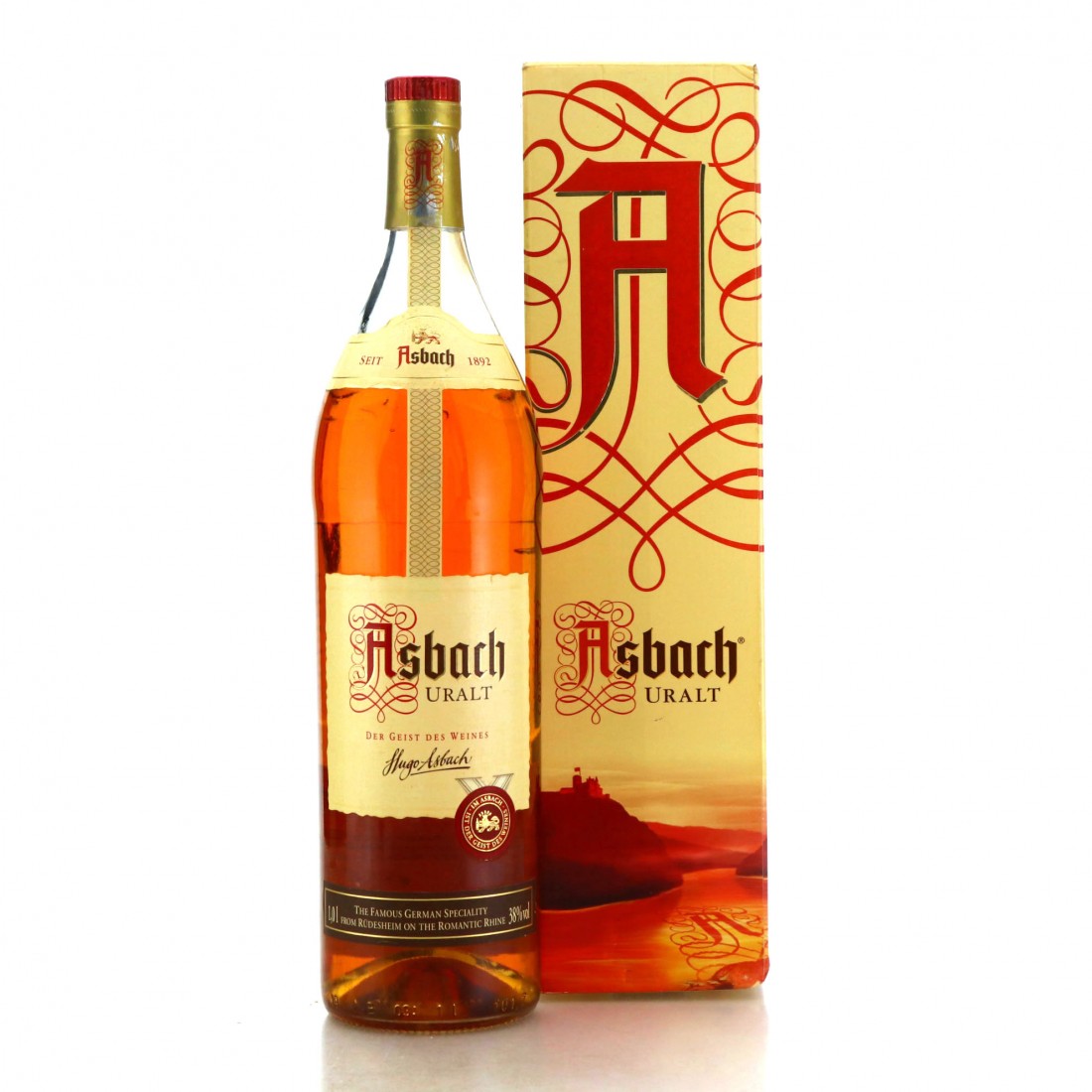 Asbach Uralt German Brandy 1 Litre | Whisky Auctioneer