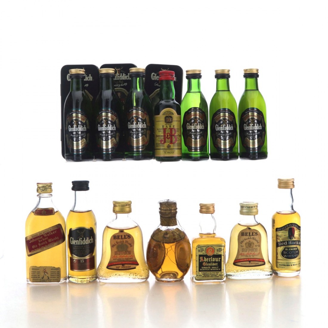 Scotch Whisky Miniature x 14 / includes Glenfiddich | Whisky Auctioneer