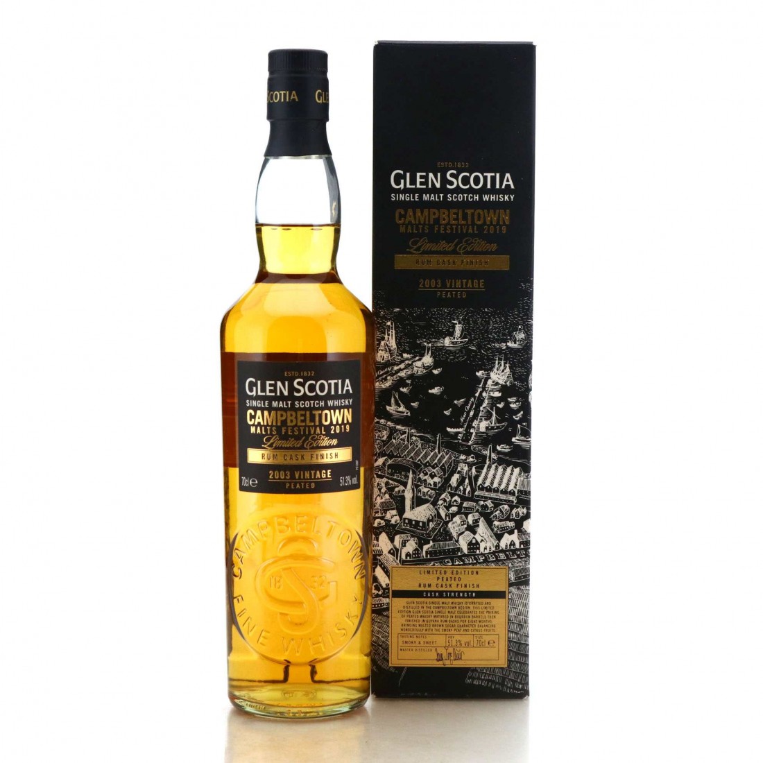 Glen Scotia 2003 Peated Rum Cask Finish / Campbeltown Malts Festival ...