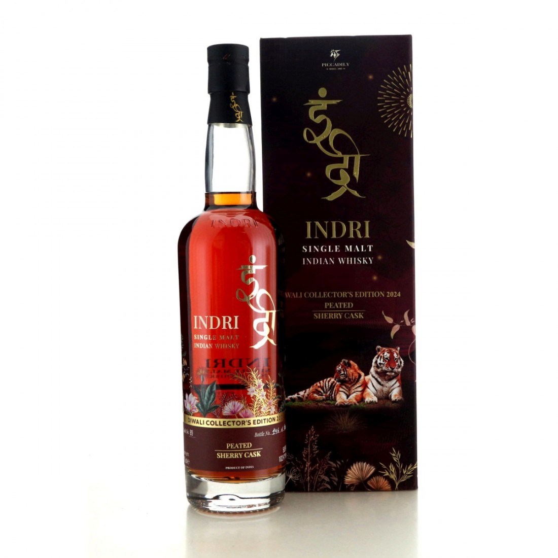 Indri Peated Single Peated Sherry Cask #89/ Diwali Collector's Edition ...