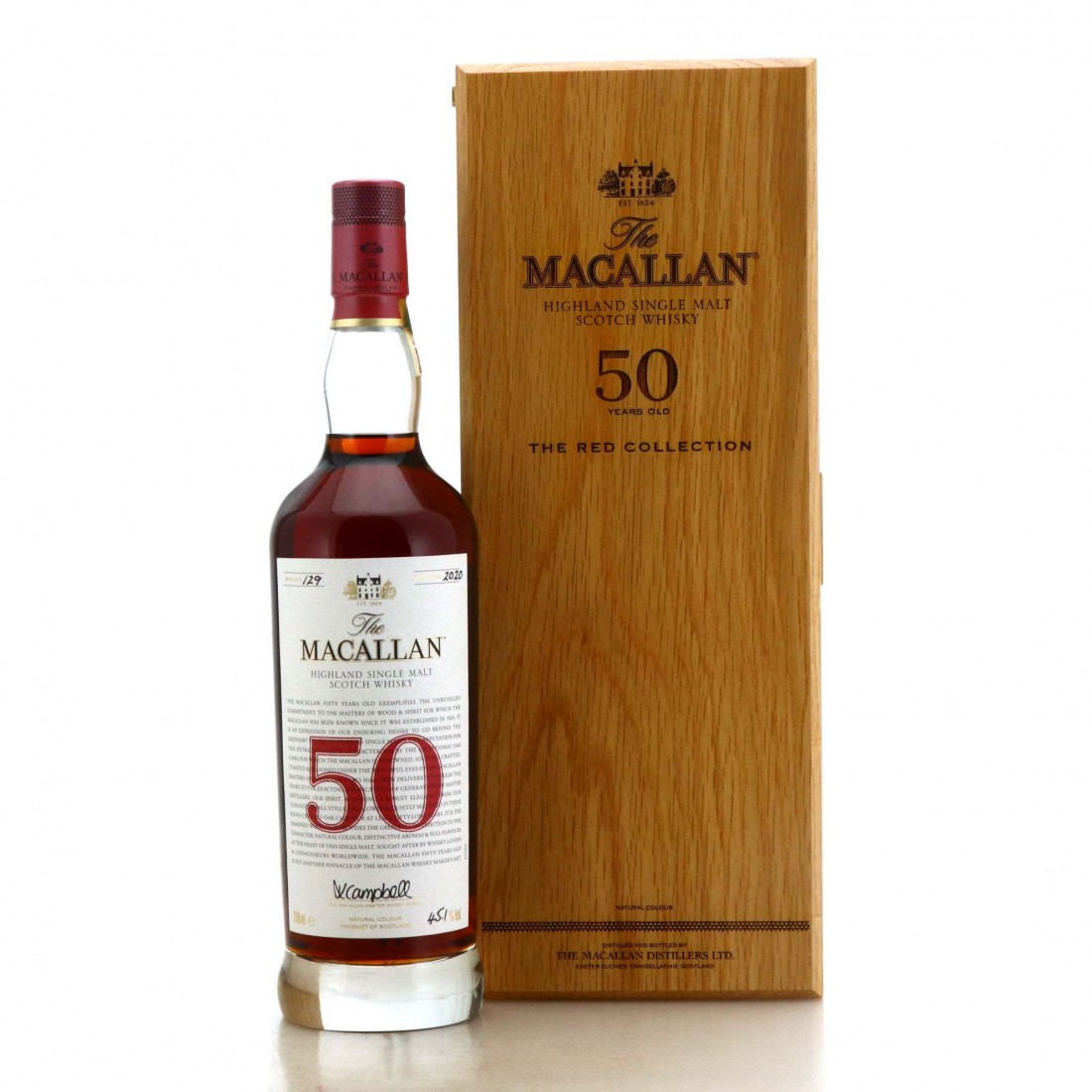 Macallan 50 Year Old The Red Collection | Whisky Auctioneer