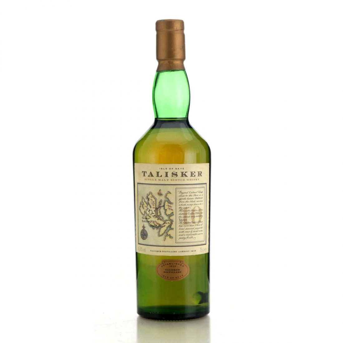Talisker 10 Year Old Map Label 1980s | Whisky Auctioneer