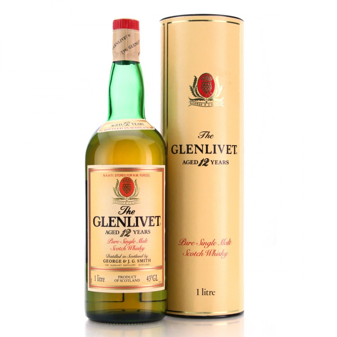 Glenlivet 12 Year Old 1 Litre 1980s | Whisky Auctioneer