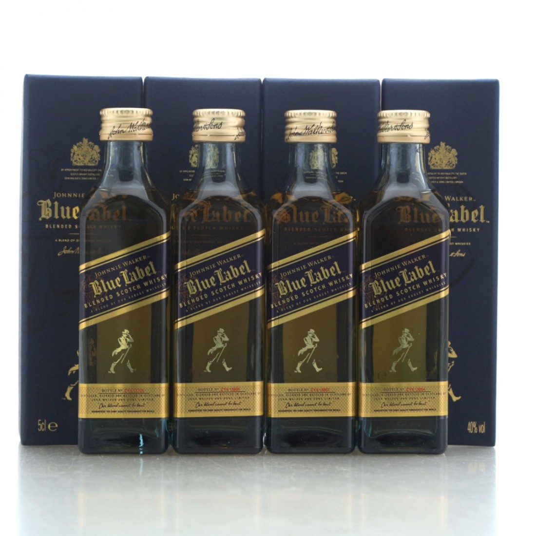 Johnnie Walker Blue Label Miniature x 4 | Whisky Auctioneer