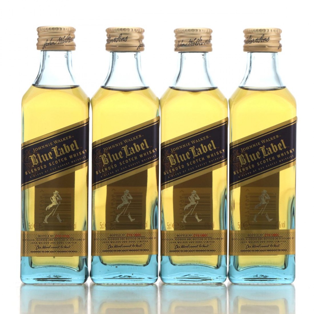 Johnnie Walker Blue Label Miniature x 4 | Whisky Auctioneer