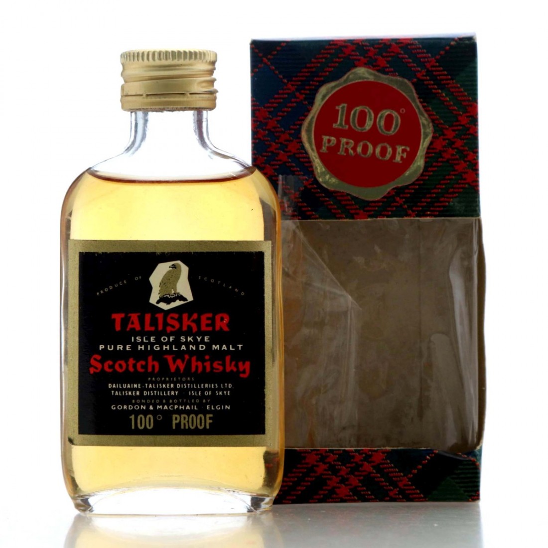 Talisker Gordon and MacPhail 100 Proof Miniature 1970s | Whisky Auctioneer