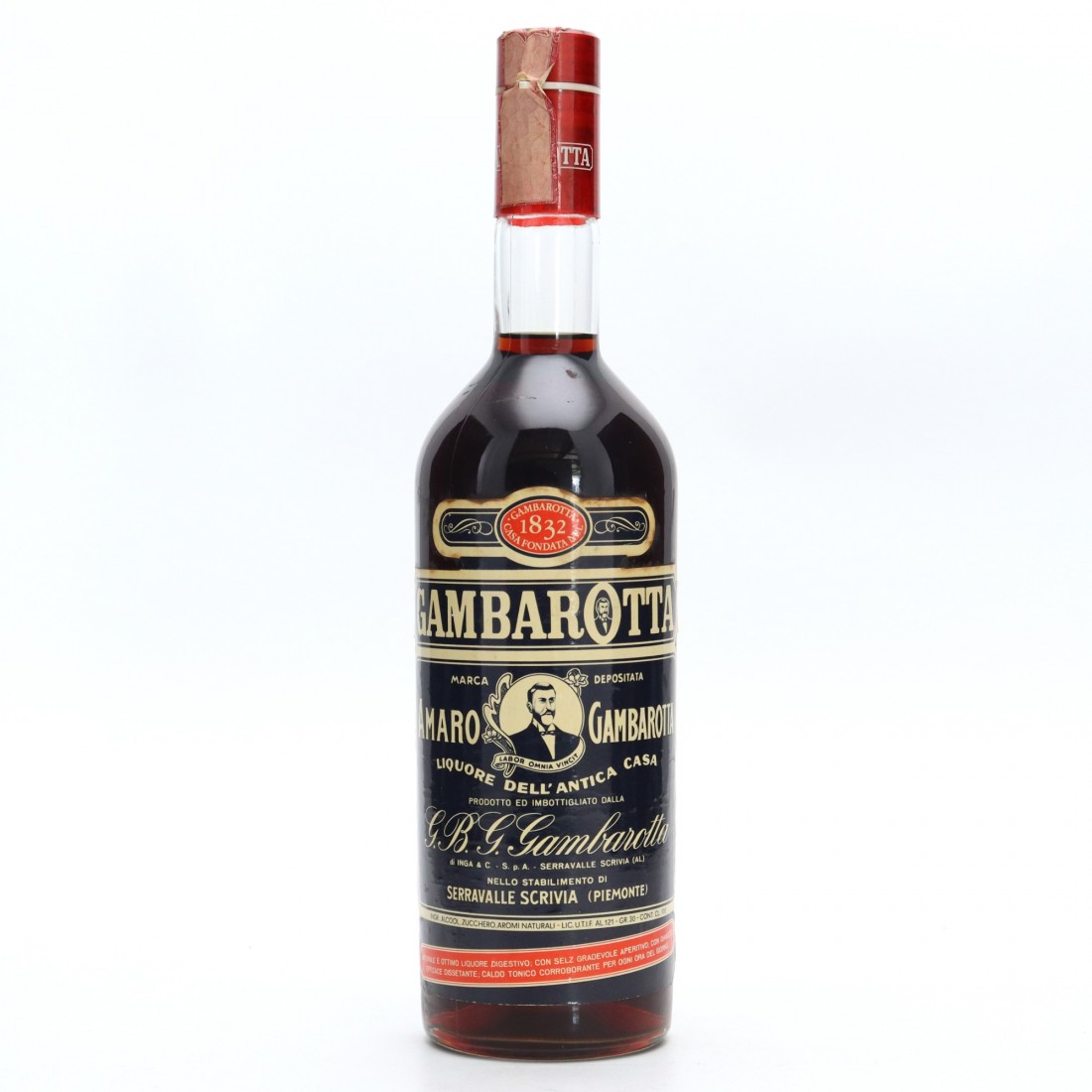 Gambarotta Amaro 1 Litre 1970s | Whisky Auctioneer