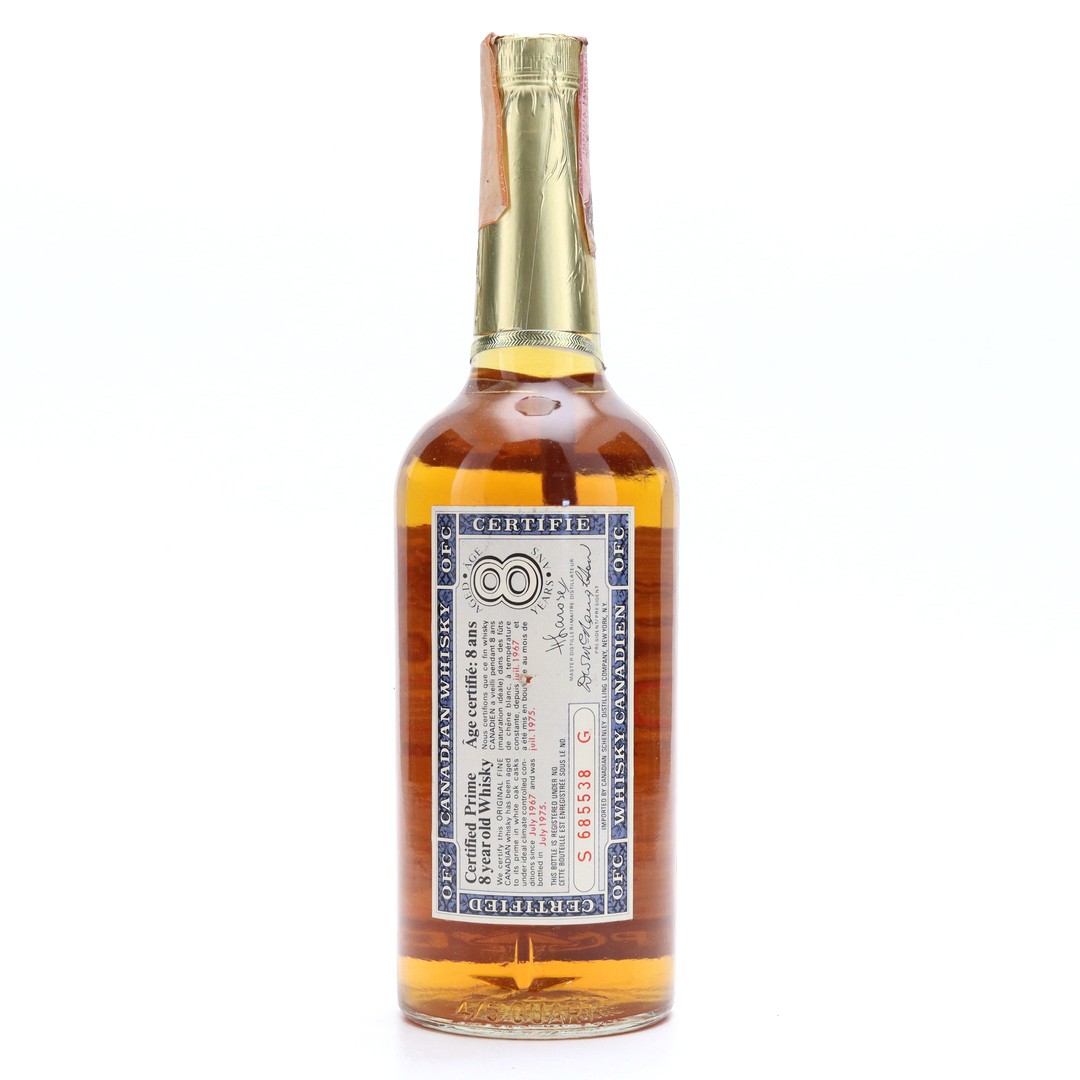Schenley O.F.C. 1967 8 Year Old Canadian Whisky | Whisky Auctioneer